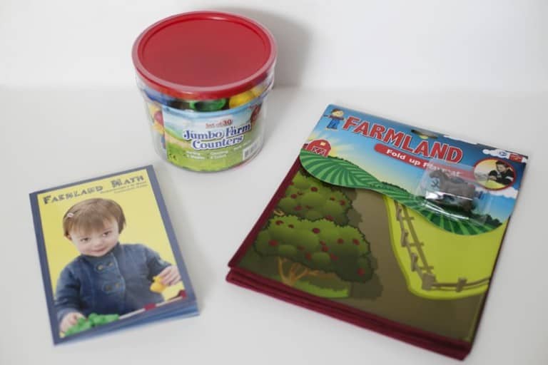 Farmland Math Mat Bundle Review - Big Family Blessings