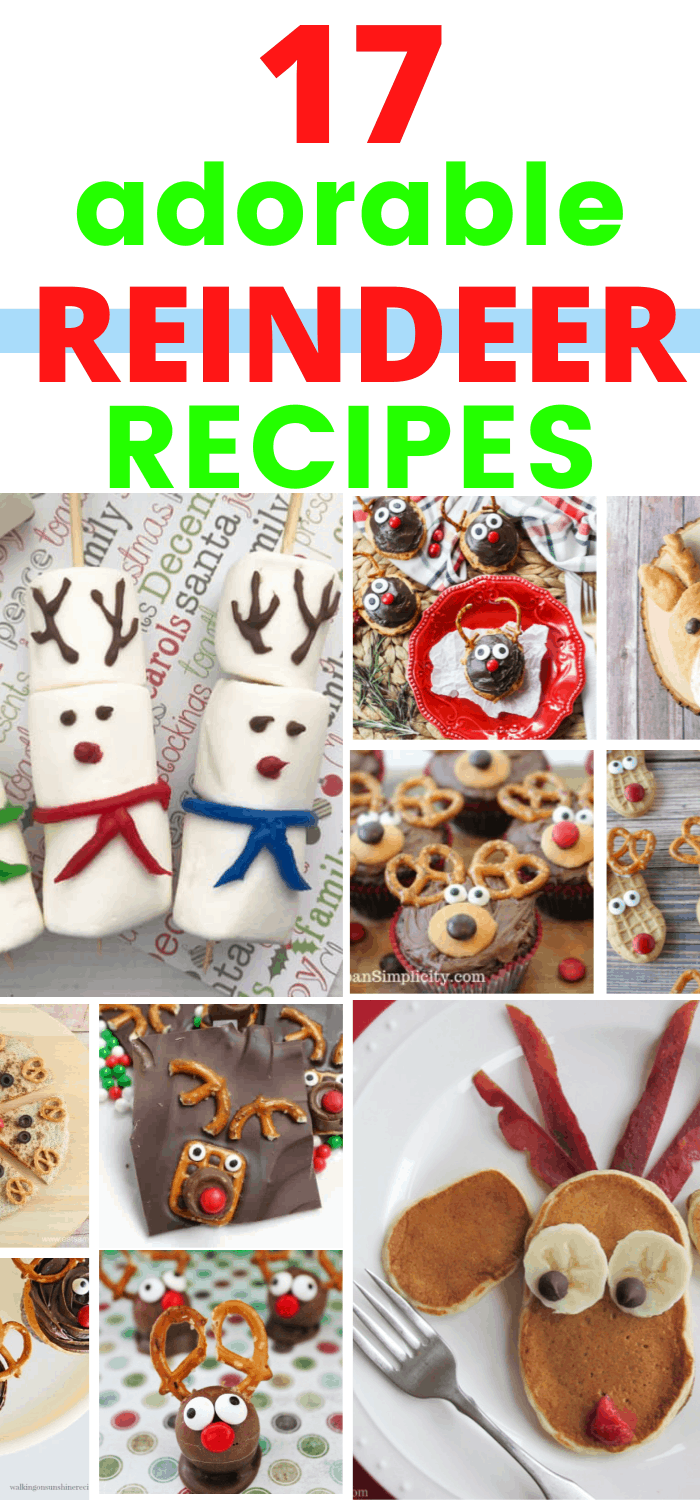 17 Adorable Reindeer Themed Christmas Recipes - Big Family Blessings