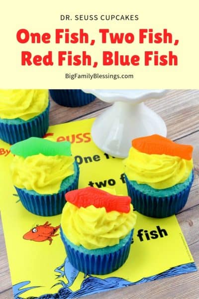 One Fish, Two Fish, Red Fish, Blue Fish - Dr. Seuss Cupcakes - Big ...