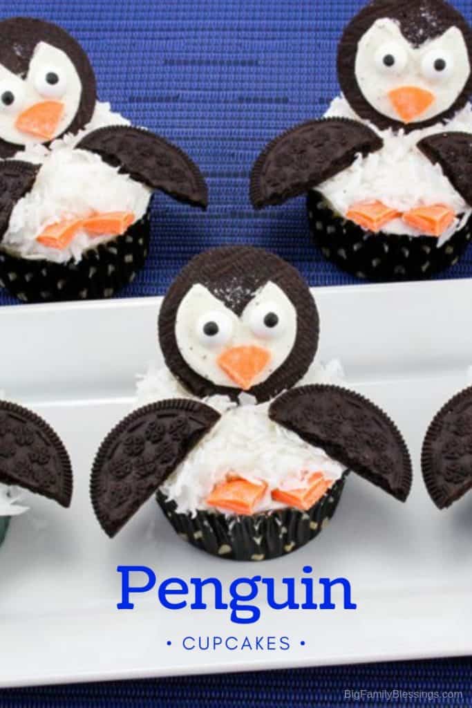Easy & Adorable Penguin Cupcakes - Big Family Blessings