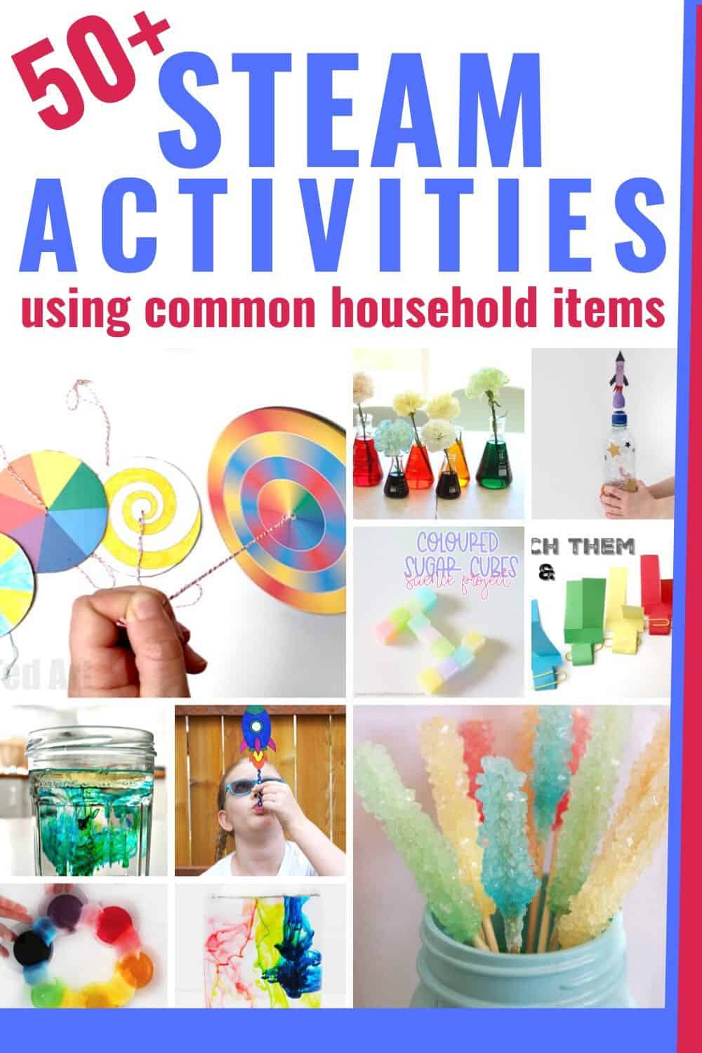 50 STEM Activities For Kids Using Household Items Big Family Blessings