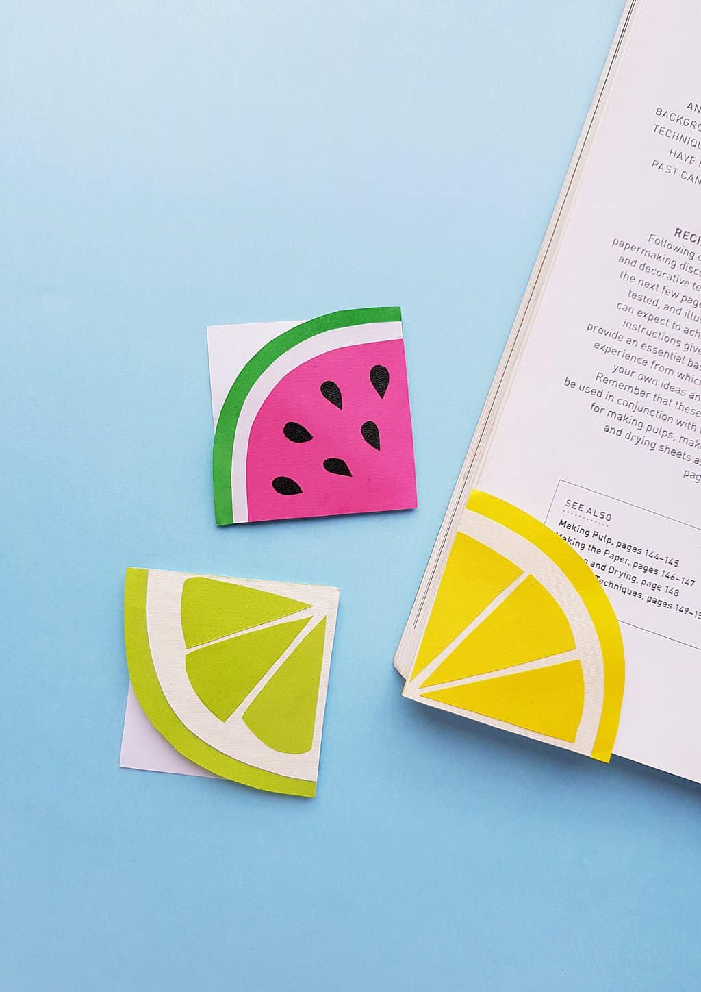 Fruit Origami Corner Bookmark - Big Family Blessings