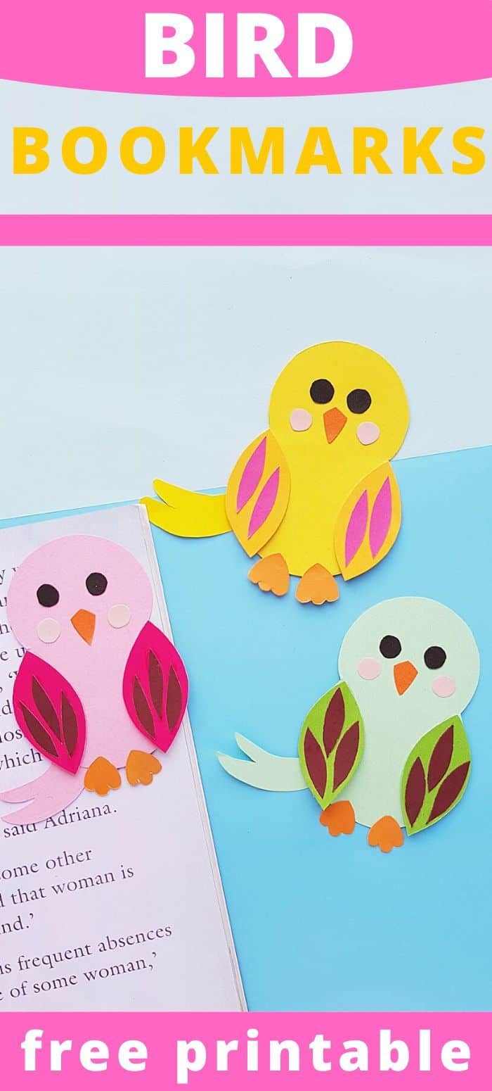 Adorable Bird Hug Bookmark - Big Family Blessings