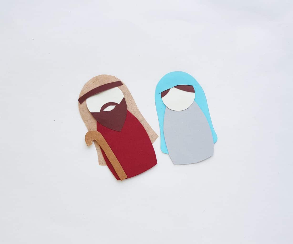 DIY Nativity Puppets - Big Family Blessings