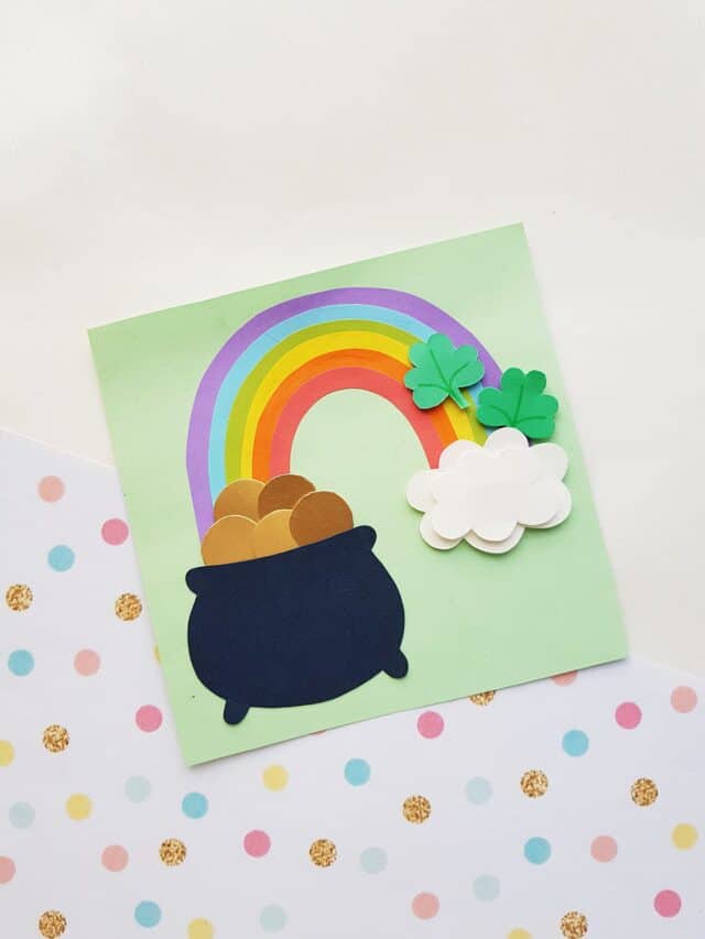 Rainbow St. Patrick's Day Craft - Big Family Blessings