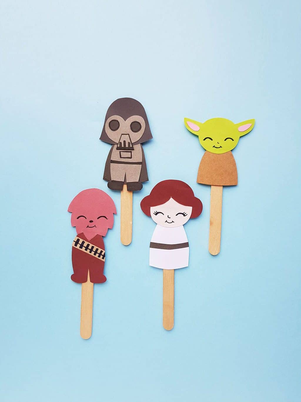 DIY Star Wars Puppets for Star Wars Day - Big Family Blessings