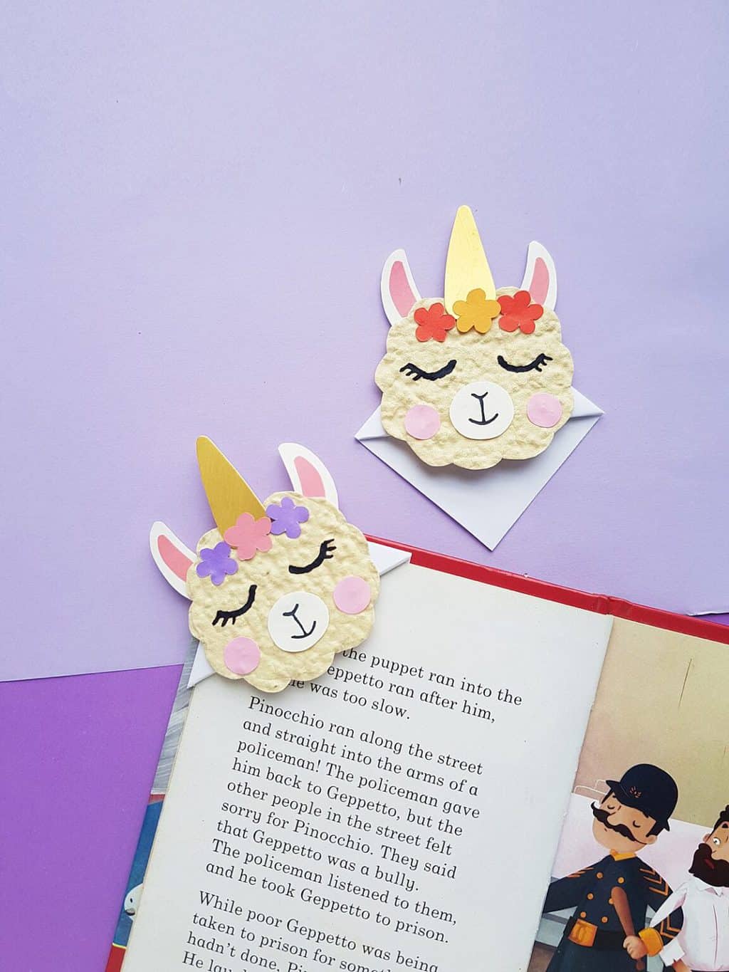 DIY Origami Corner Bookmarks - Big Family Blessings