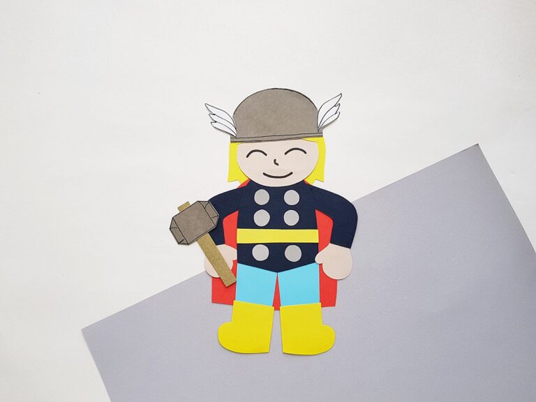 Thor Craft for Kids - Big Family Blessings