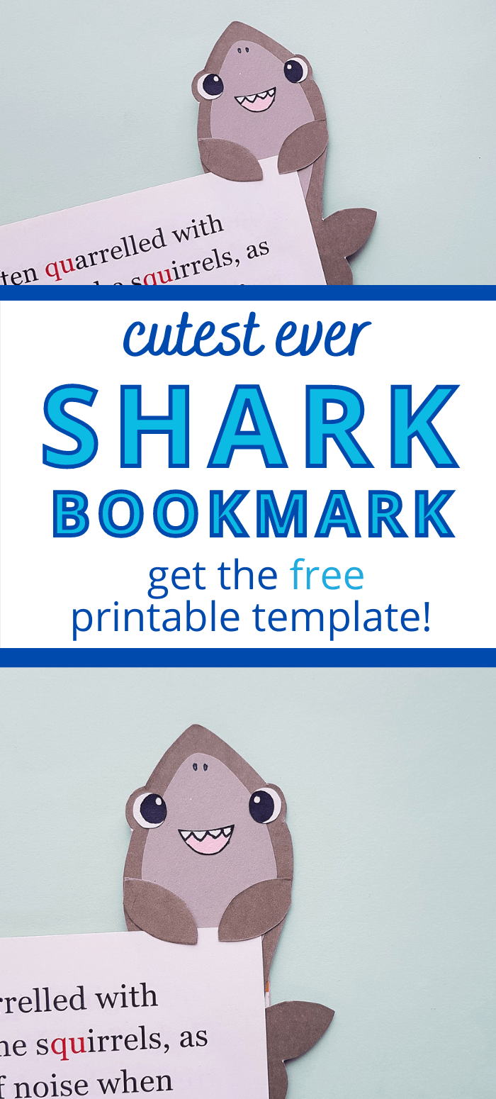 Shark Bookmark Craft - Big Family Blessings