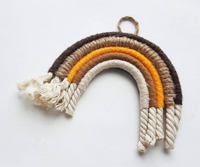 Fall Macramé Rainbow - Big Family Blessings