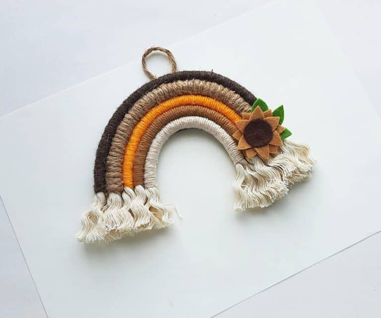 Fall Macramé Rainbow - Big Family Blessings