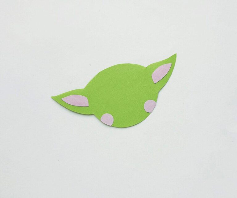 Paper Bag Puppet Grogu Craft - Big Family Blessings
