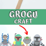 Popsicle Stick Grogu in Pod Craft - Big Family Blessings