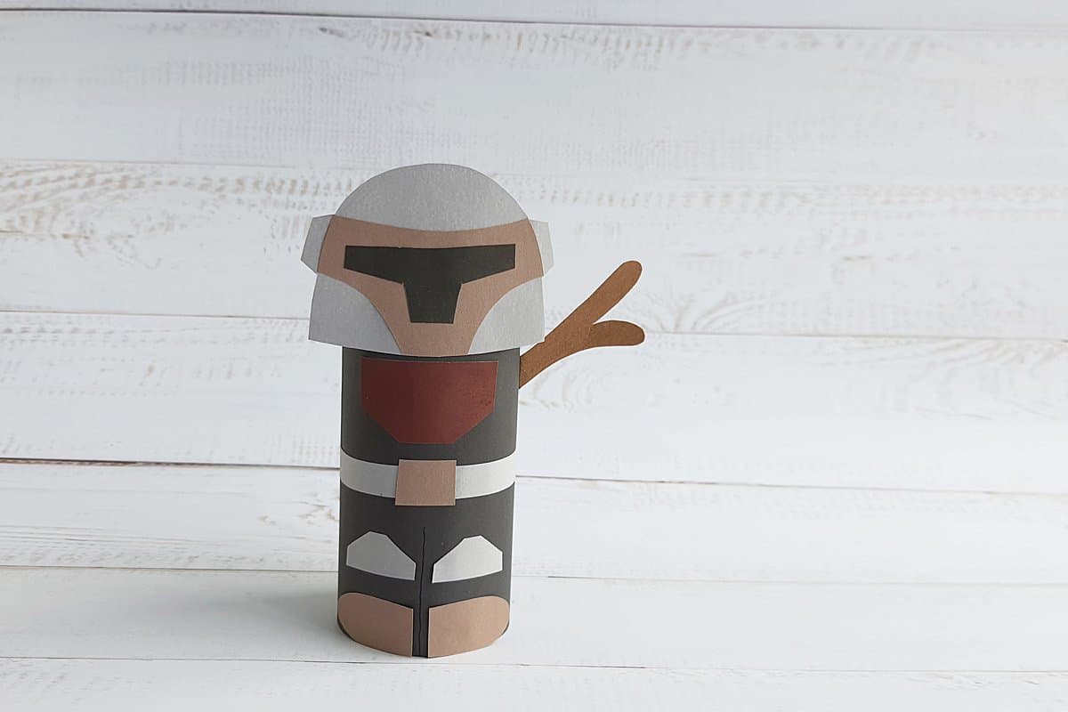 Toilet Paper Roll Mandalorian Craft - Big Family Blessings