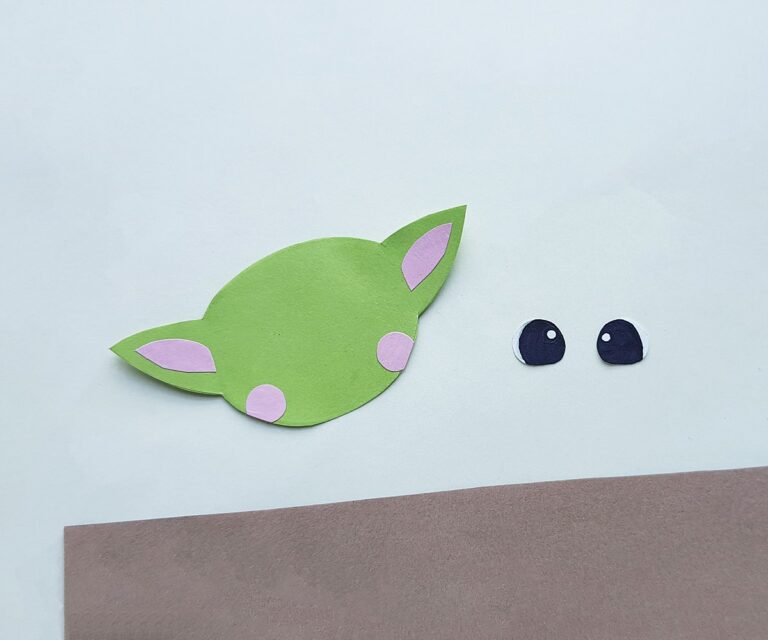 Toilet Paper Roll Grogu Craft - Big Family Blessings