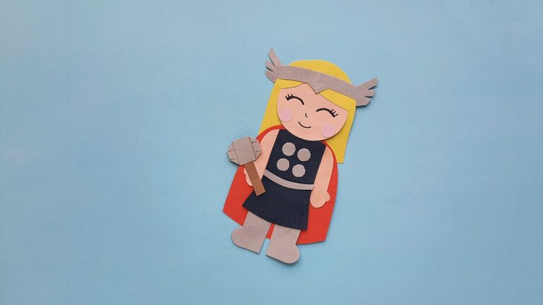 Mighty Thor Craft Bookmark - Big Family Blessings