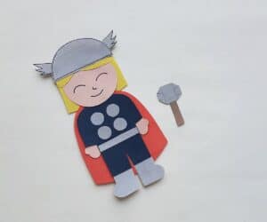 Thor Bookmark Craft - Big Family Blessings
