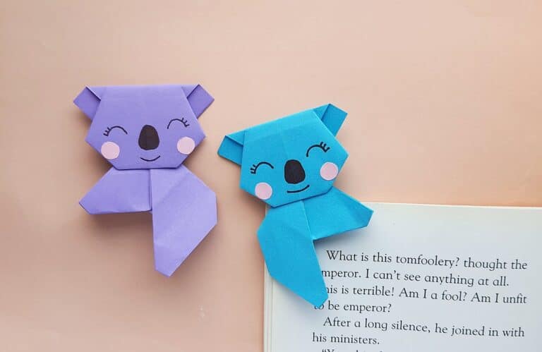 Origami Koala Bookmark - Big Family Blessings
