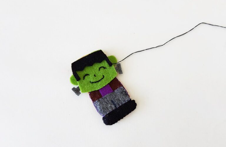 Felt Frankenstein Halloween Craft - Big Family Blessings
