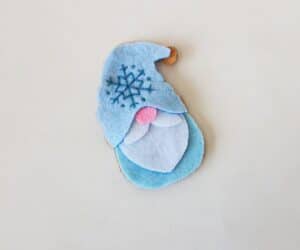 Felt Winter Gnome Craft - Big Family Blessings