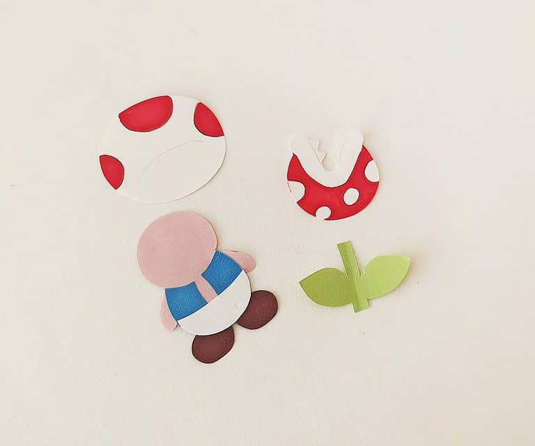 Super Mario Bros Craft - Popsicle Stick Mario Characters - Big Family ...