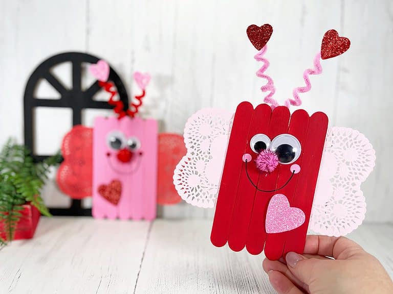Cutest Ever Love Bug Valentine Craft - Big Family Blessings