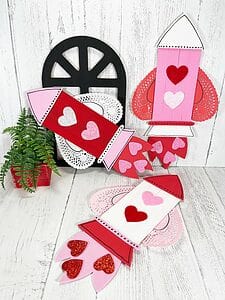 Valentine Rocket - Valentine Craft for Kids - Big Family Blessings