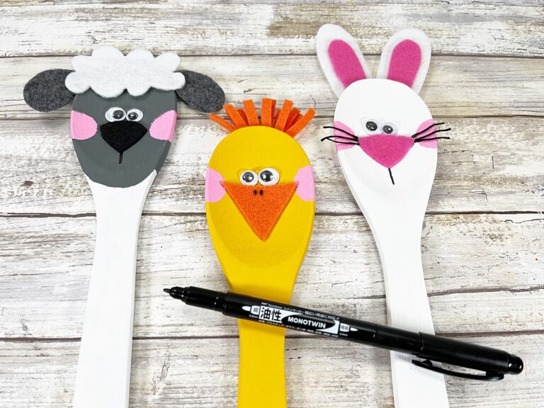 Painted Wooden Spoon Craft - Big Family Blessings