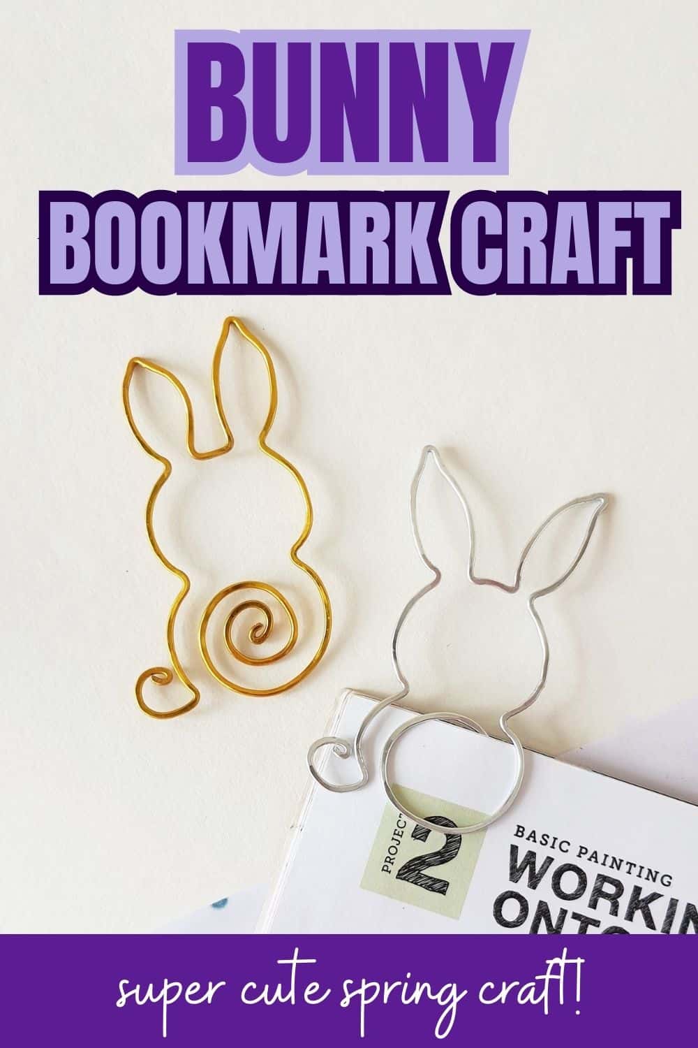 DIY Wire Bunny Bookmarks - Big Family Blessings