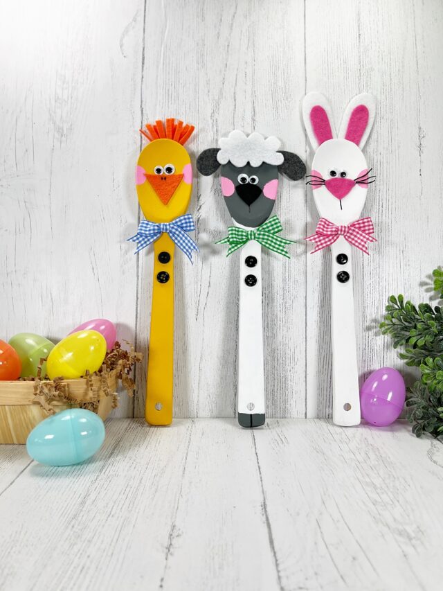 Painted Wooden Spoon Craft - Big Family Blessings