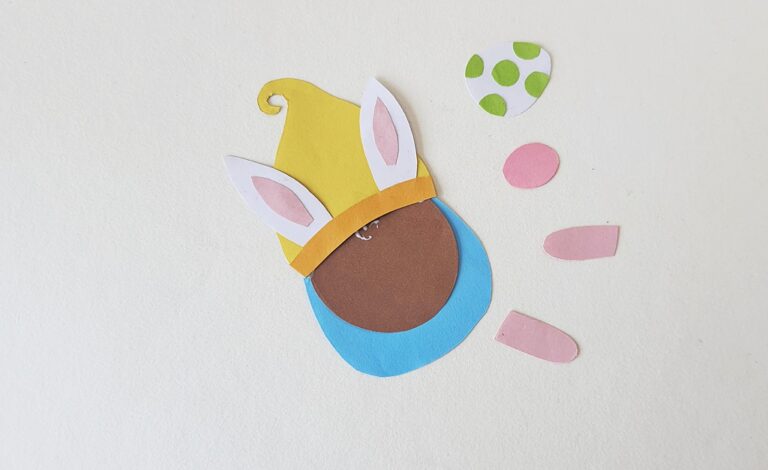 Easter Bunny Gnome Paper Craft - Big Family Blessings
