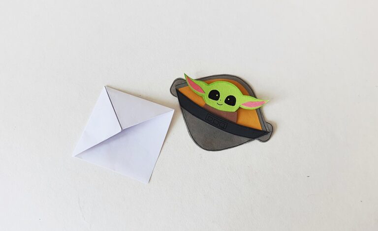 Bookmark Grogu Craft - Big Family Blessings