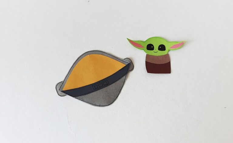 Bookmark Grogu Craft - Big Family Blessings
