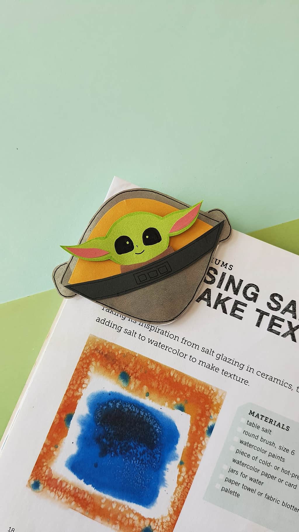 Bookmark Grogu Craft - Big Family Blessings