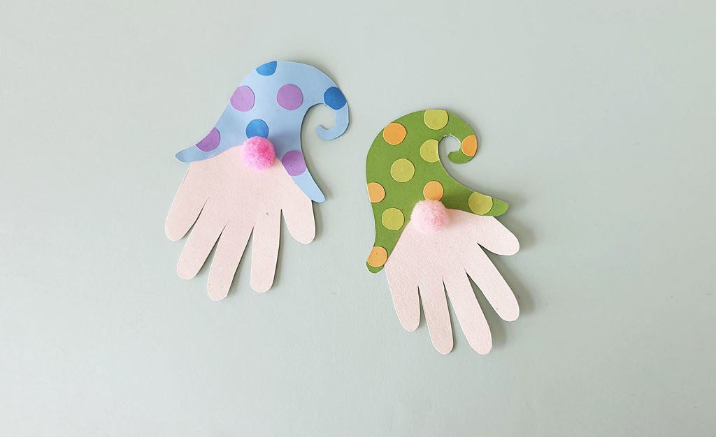 Handprint Gnome Craft - Big Family Blessings