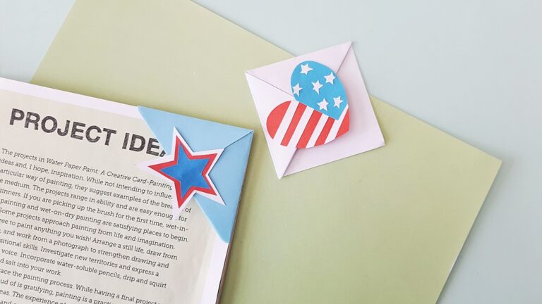 Patriotic Bookmark Craft - Big Family Blessings