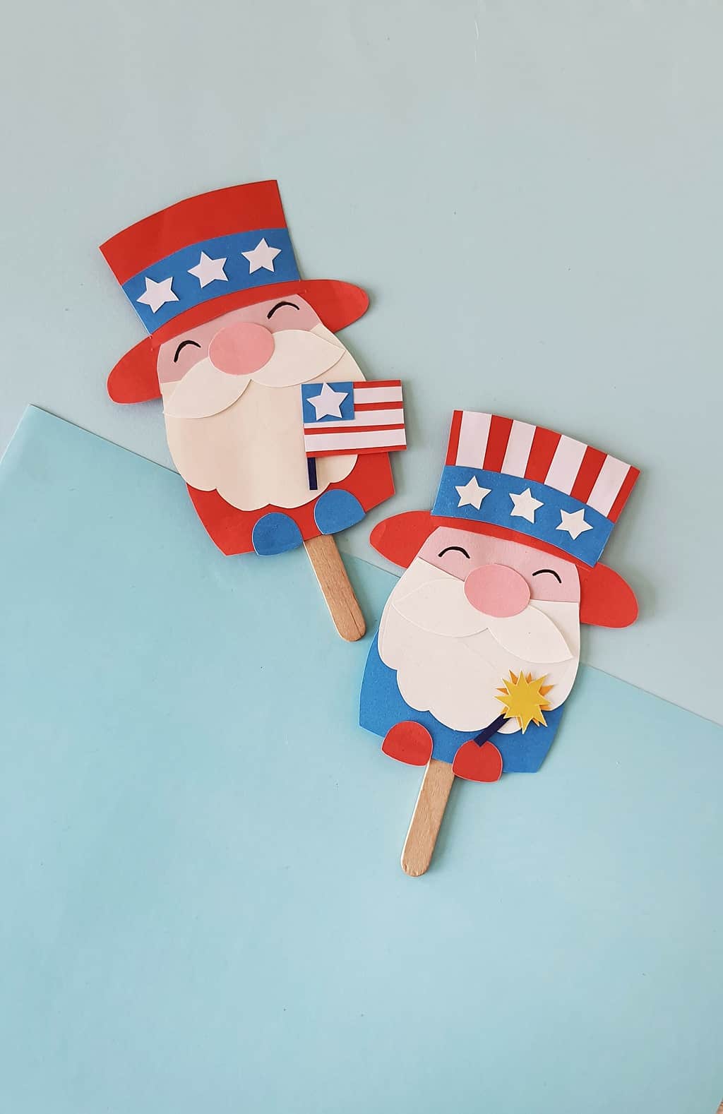 Patriotic Gnome Craft - Big Family Blessings