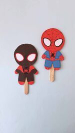 Spiderman Puppets a Spider-Verse Craft - Big Family Blessings