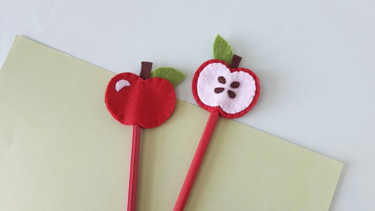 Felt Apple Craft - Big Family Blessings