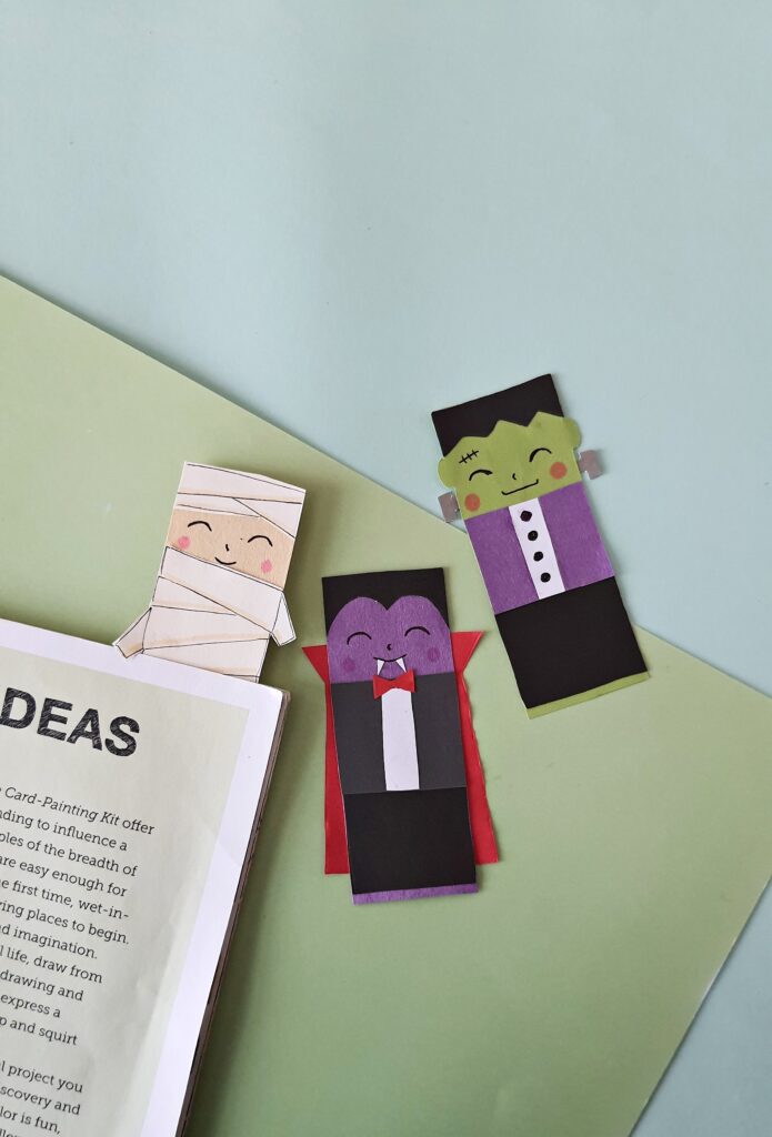 DIY Halloween Bookmark Craft - Big Family Blessings