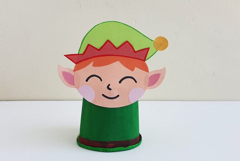 Paper Cup Elf Craft - Big Family Blessings