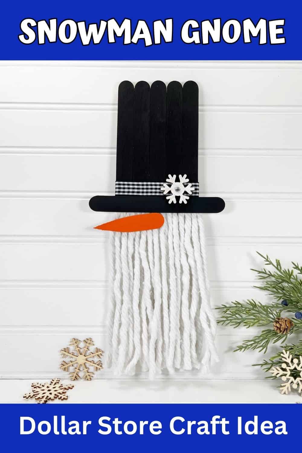 Super Cute Snowman Gnome Craft - Big Family Blessings