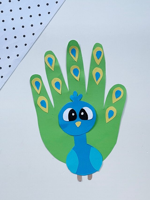 Peacock Crafts for Kids - Big Family Blessings