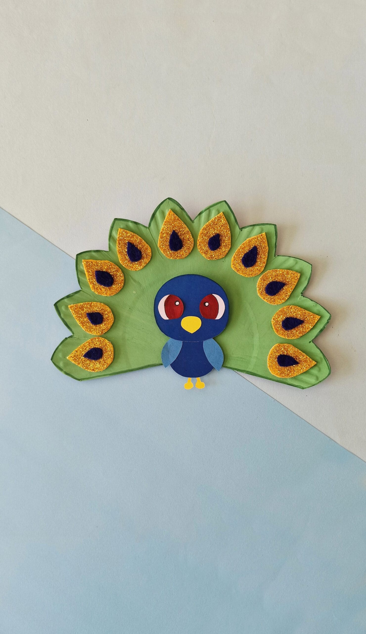 Paper Plate Peacock Craft - Big Family Blessings