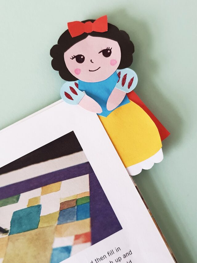 Bookmark Snow White Craft - Big Family Blessings