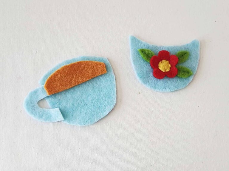 Felt Teacup Bookmark Craft - Big Family Blessings