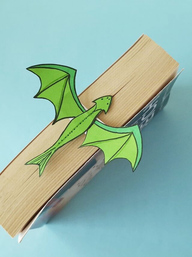 DIY Flying Dragon Bookmark - Big Family Blessings