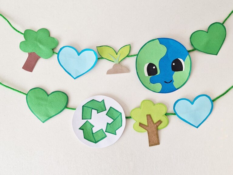Earth Day Banner Craft - Big Family Blessings