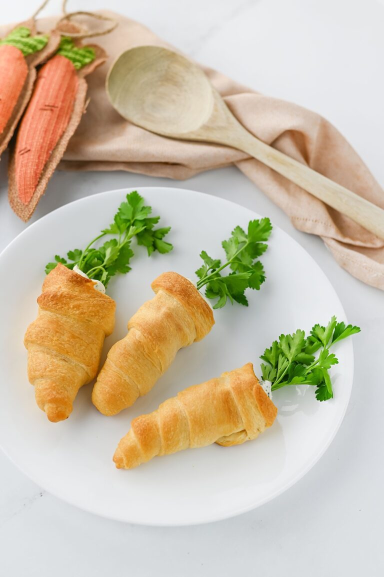 Stuffed Crescent Roll Carrots - Big Family Blessings