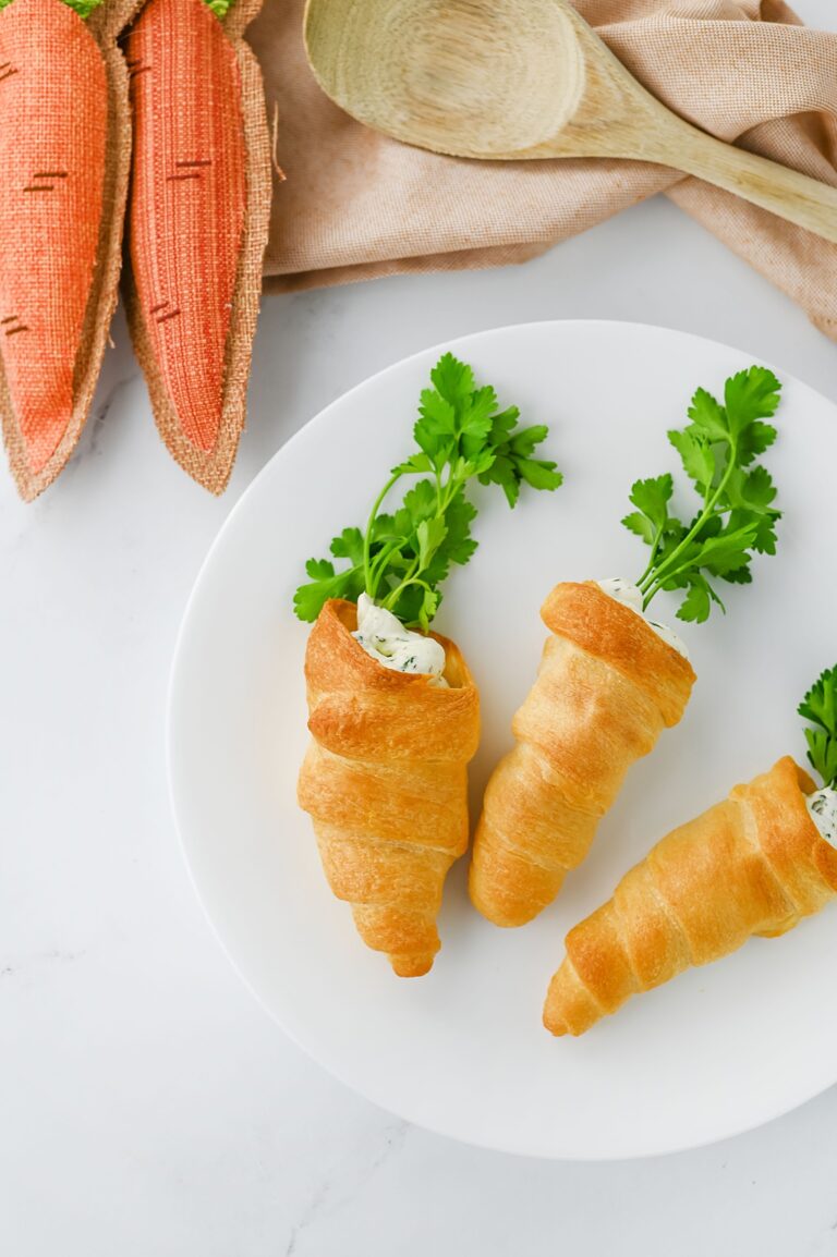Stuffed Crescent Roll Carrots - Big Family Blessings